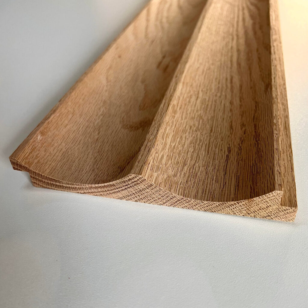 Fluted Scallop Wood Wall Panel | Ezeja